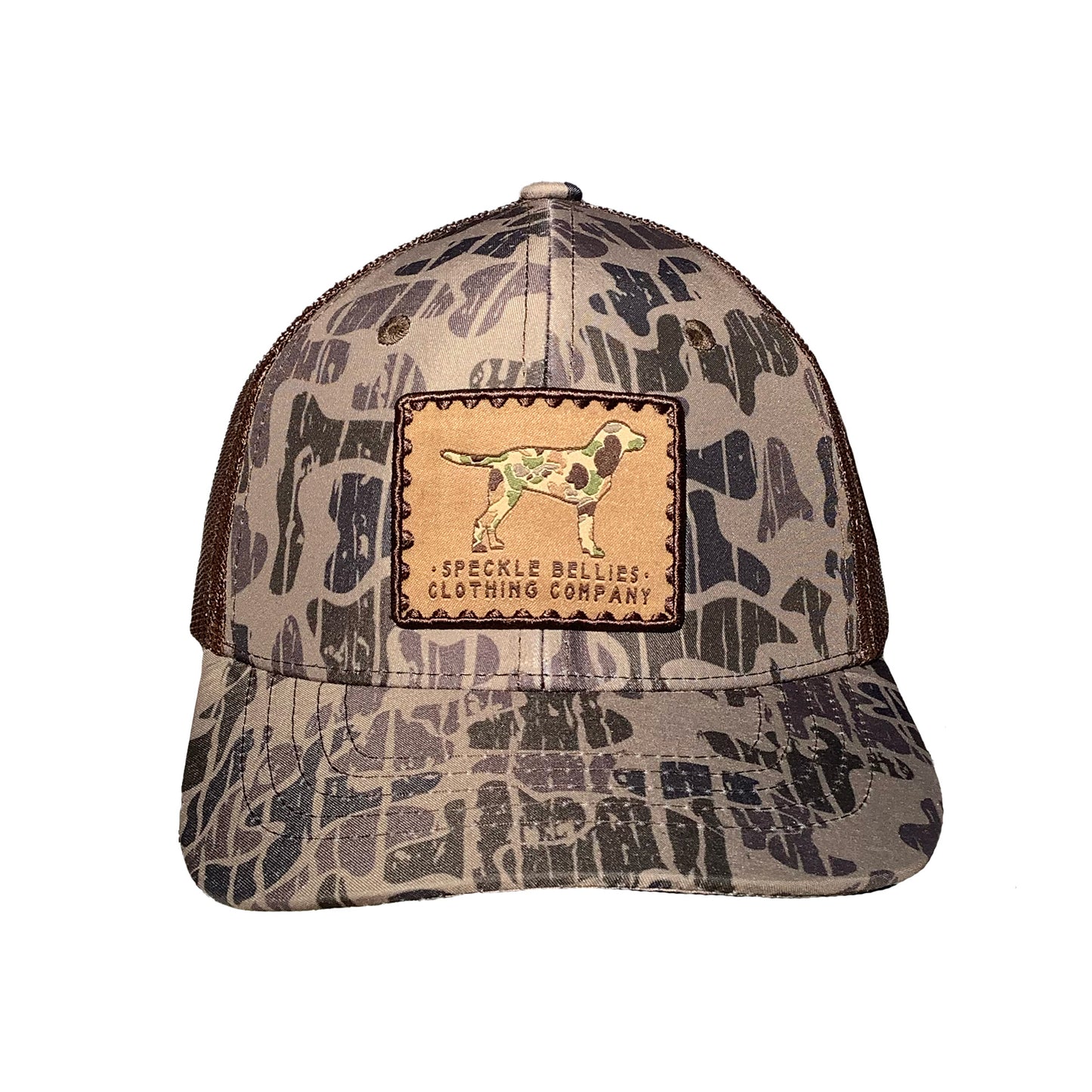 Camo Dog Patch Youth Cap – Speckle Bellies