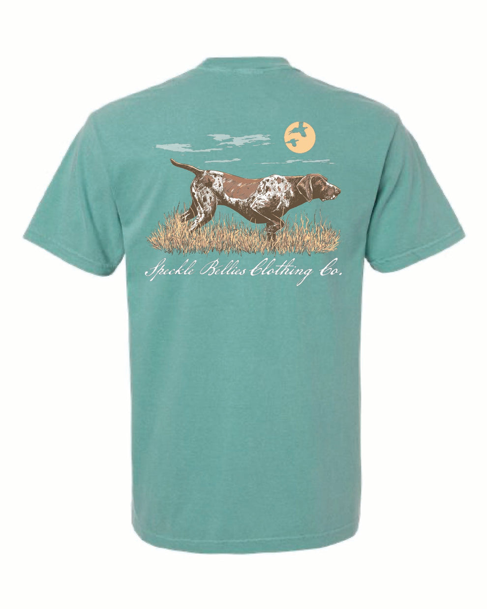 Tail Up Pointer – Speckle Bellies